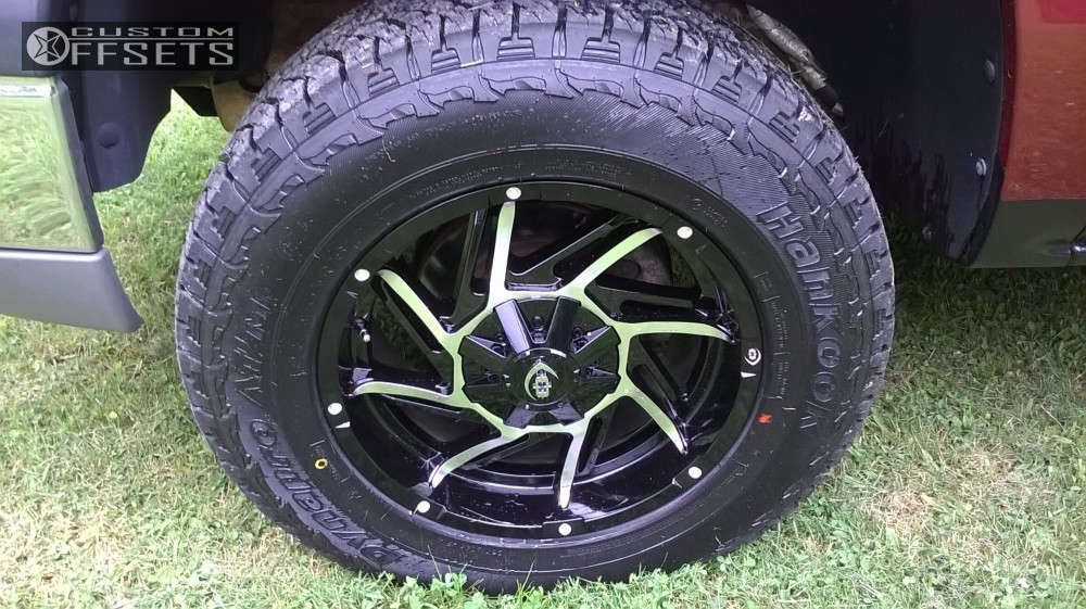 2004 Chevrolet Silverado 1500 with 18x9 12 Vision Prowler and 275/65R18 ...