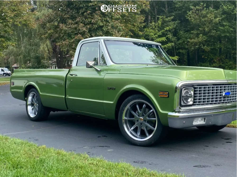 1972 Chevrolet C10 Pickup with 20x8.5 -6 Vision Torque and 255/35R20 ...
