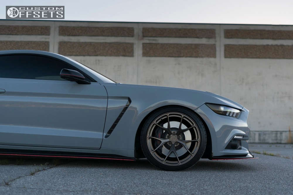 2016 Ford Mustang with 20x10 25 Signature Wheel Sv104 and 285/30R20 ...