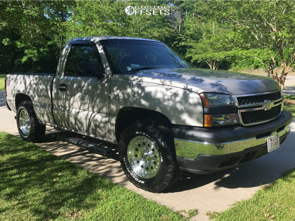 2007 Chevrolet Silverado 1500 with 17x8 18 American Racing Outlaw Ii ...