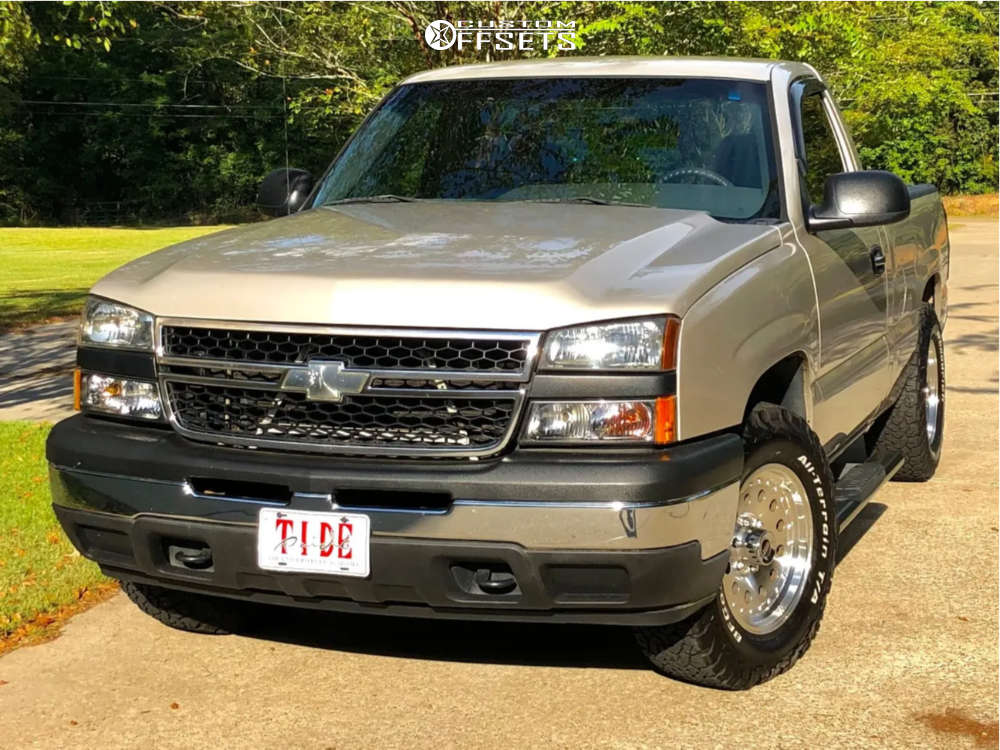 2007 Chevrolet Silverado 1500 with 17x8 18 American Racing Outlaw Ii ...