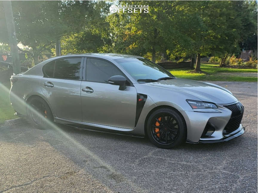 2017 Lexus GS F with 19x9.5 40 Ferrada CM2 and 265/35R19 Michelin Pilot ...