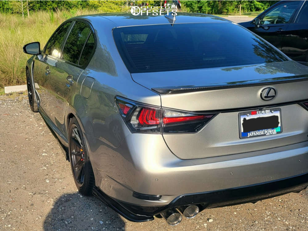 2017 Lexus GS F with 19x9.5 40 Ferrada CM2 and 265/35R19 Michelin Pilot ...