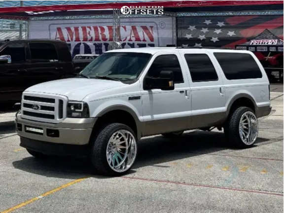 2005 Ford Excursion with 24x14 -90 American Force Morph and 305/35R24 ...