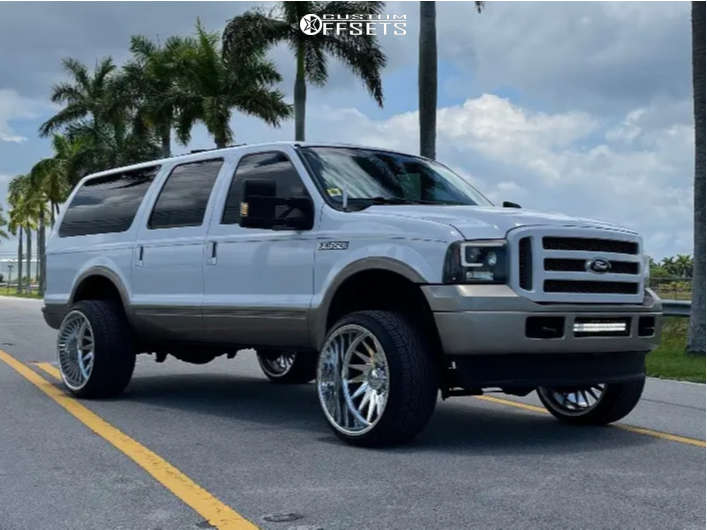 2005 Ford Excursion with 24x14 -90 American Force Morph and 305/35R24 ...