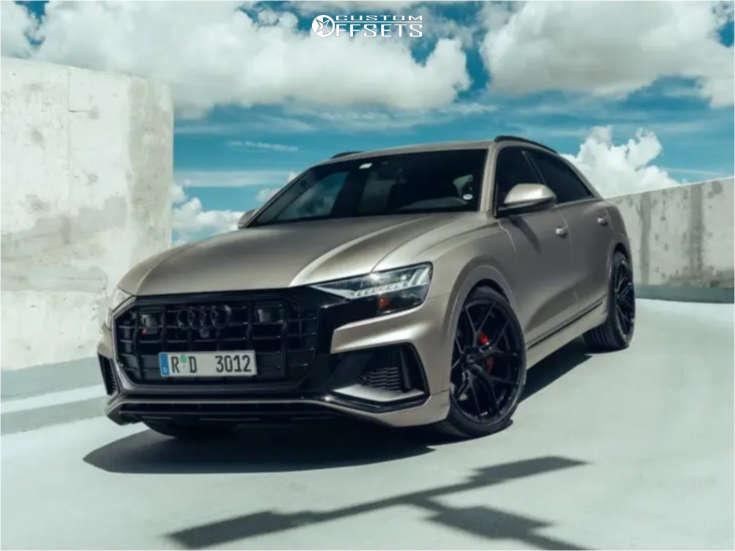 2022 Audi SQ8 with 23x11 14 Vossen Hf5 and 295/35R23 Continental ...