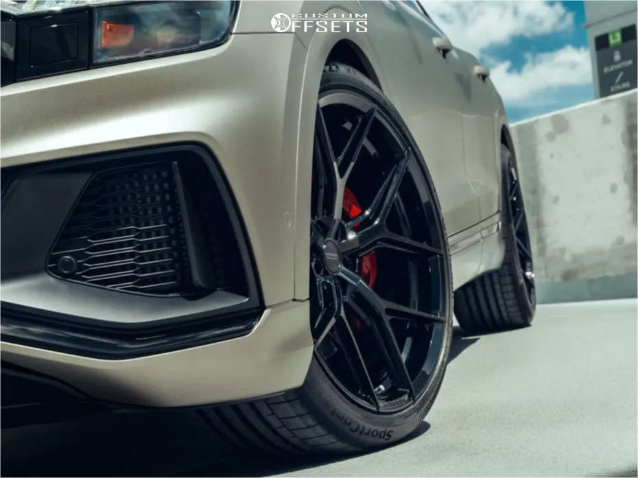 2022 Audi SQ8 with 23x11 14 Vossen Hf5 and 295/35R23 Continental ...