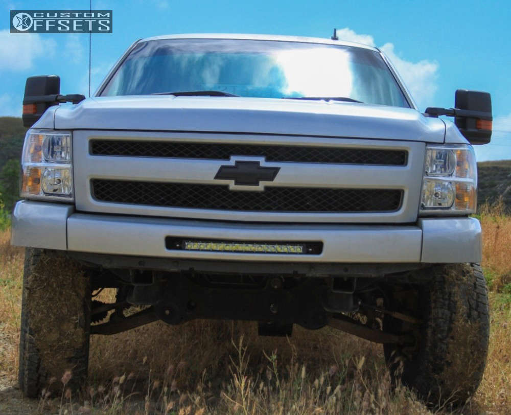 2010 Chevrolet Silverado 1500 with 17x9 -6 Pro Comp Series 41 and 285 ...