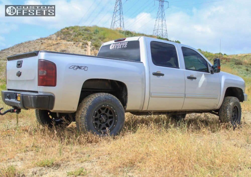 2010 Chevrolet Silverado 1500 with 17x9 -6 Pro Comp Series 41 and 285 ...