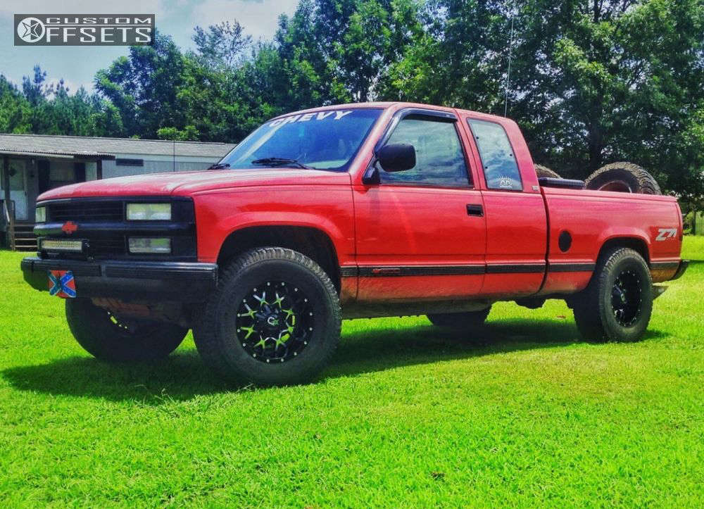 1992 Chevrolet K1500 with 17x9 -12 Dropstars 645mb and 35/12.5R17 ...