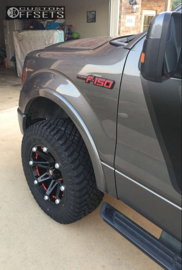 2014 Ford F-150 with 18x9 -12 Ballistic Jester and 33/12.5R18 Atturo ...
