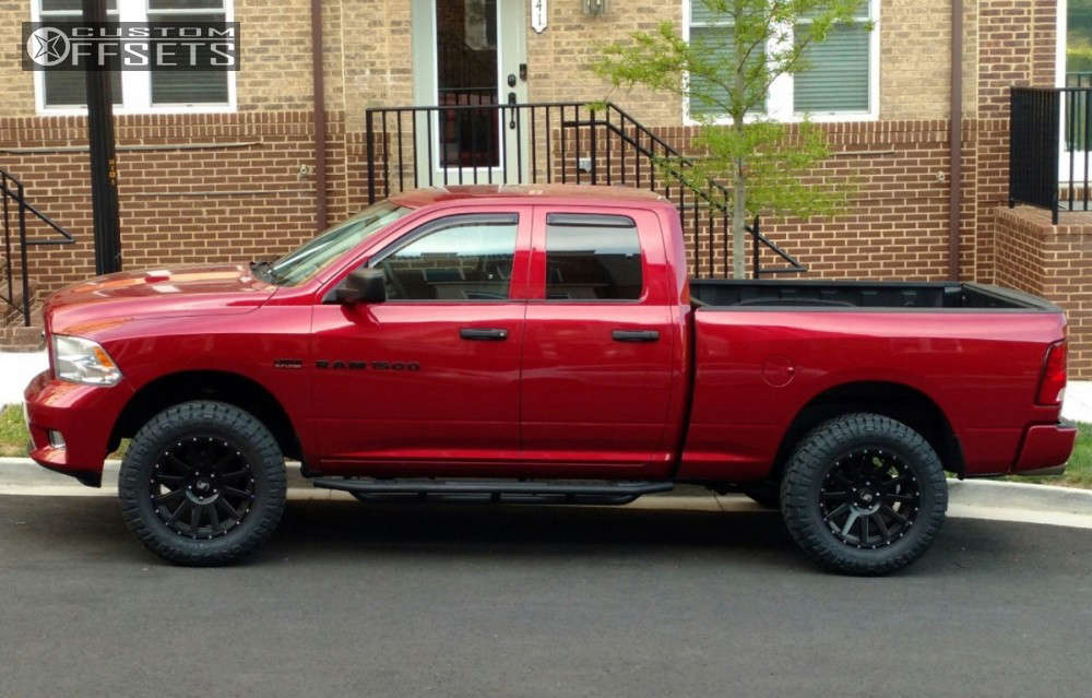 2012 Ram 1500 with 20x9 -12 LRG 107 and 35/12.5R20 Nitto Ridge Grappler ...