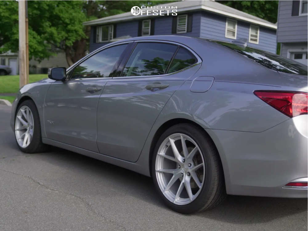 2018 Acura TLX with 19x9.5 35 Aodhan Aff7 and 245/40R19 Vercelli Strada ...