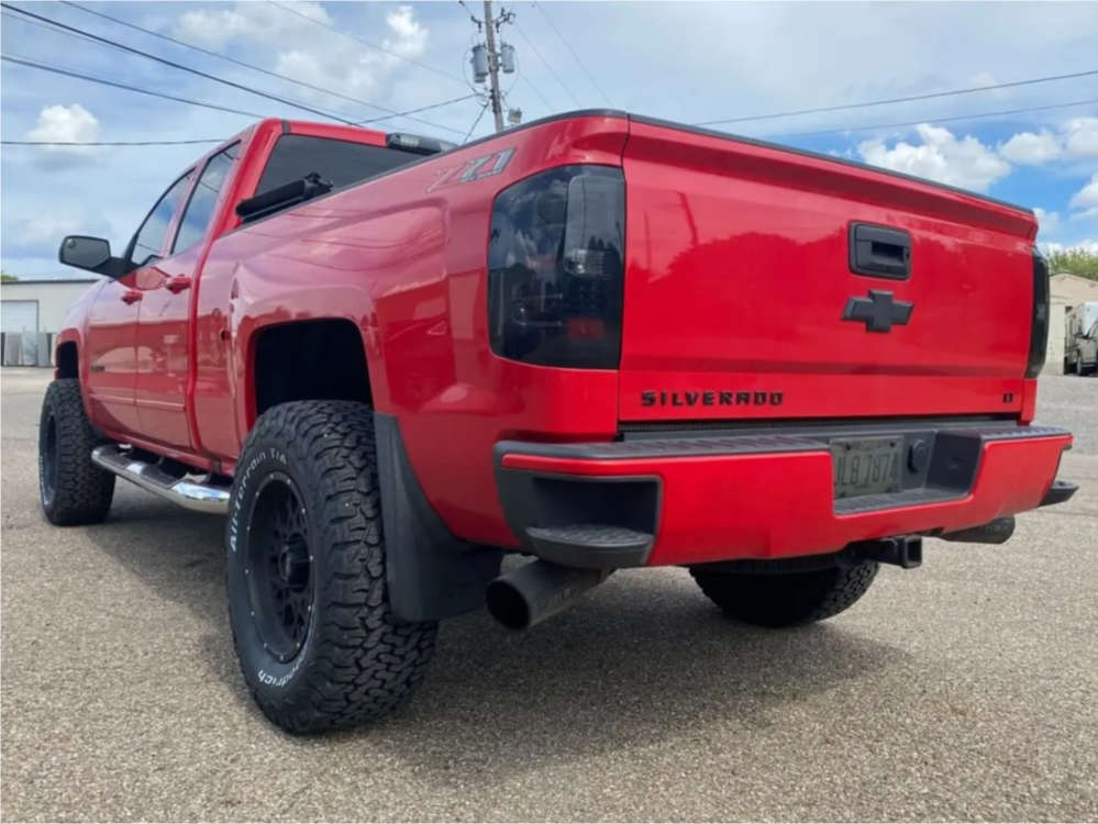 2018 Chevrolet Silverado 1500 with 18x9 -12 Vision Rocker 412 and 35/12 ...