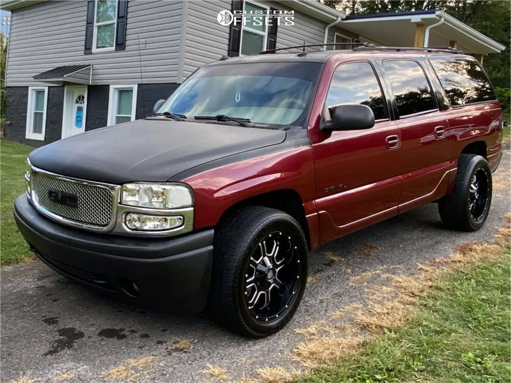 2003 GMC Yukon XL 1500 with 20x10 -19 Mayhem Fierce and 275/55R20 ...