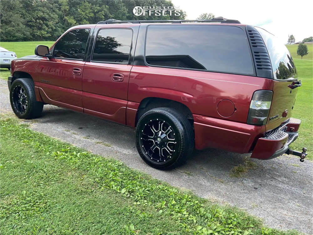 2003 GMC Yukon XL 1500 with 20x10 -19 Mayhem Fierce and 275/55R20 ...