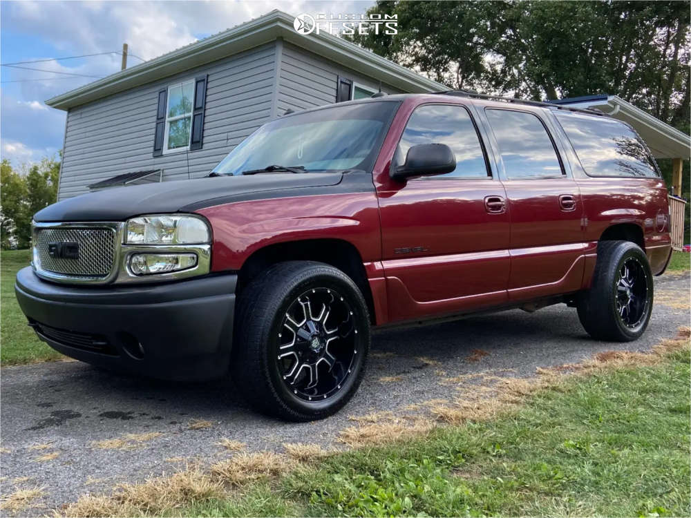 2003 GMC Yukon XL 1500 with 20x10 -19 Mayhem Fierce and 275/55R20 ...