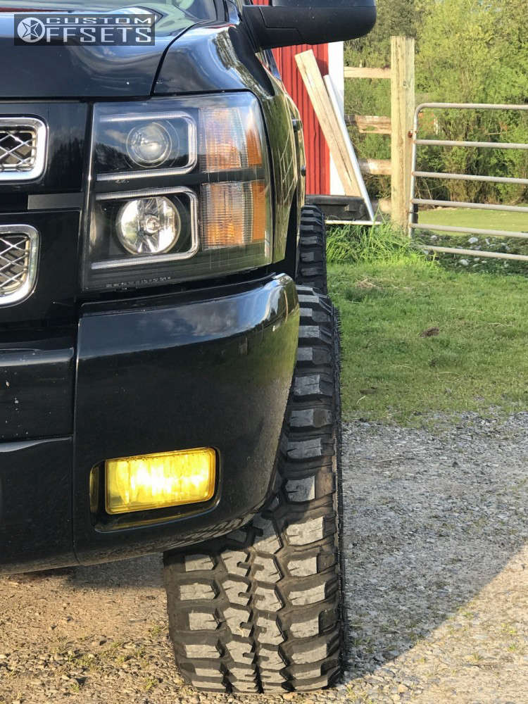 2012 Chevrolet Silverado 1500 with 20x12 -44 Hostile Exile and 33/12 ...