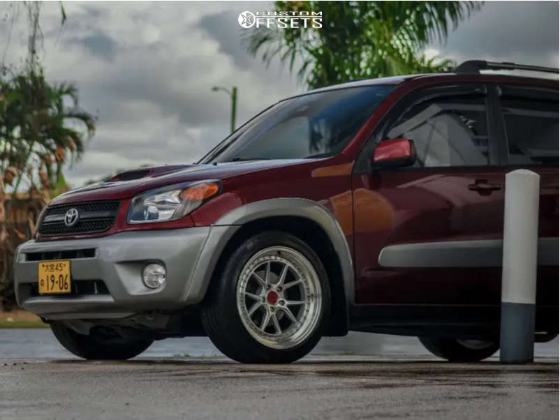 2004 Toyota RAV4 with 18x9.5 30 Aodhan Ds08 and 235/45R18 Continental ...