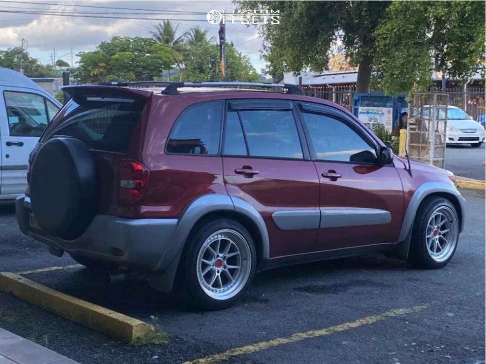 2004 Toyota RAV4 with 18x9.5 30 Aodhan Ds08 and 235/45R18 Continental ...