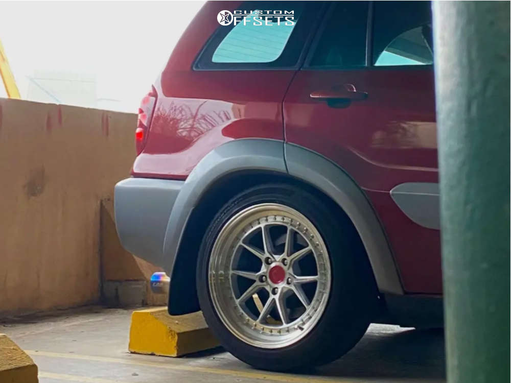 2004 Toyota RAV4 with 18x9.5 30 Aodhan Ds08 and 235/45R18 Continental ...