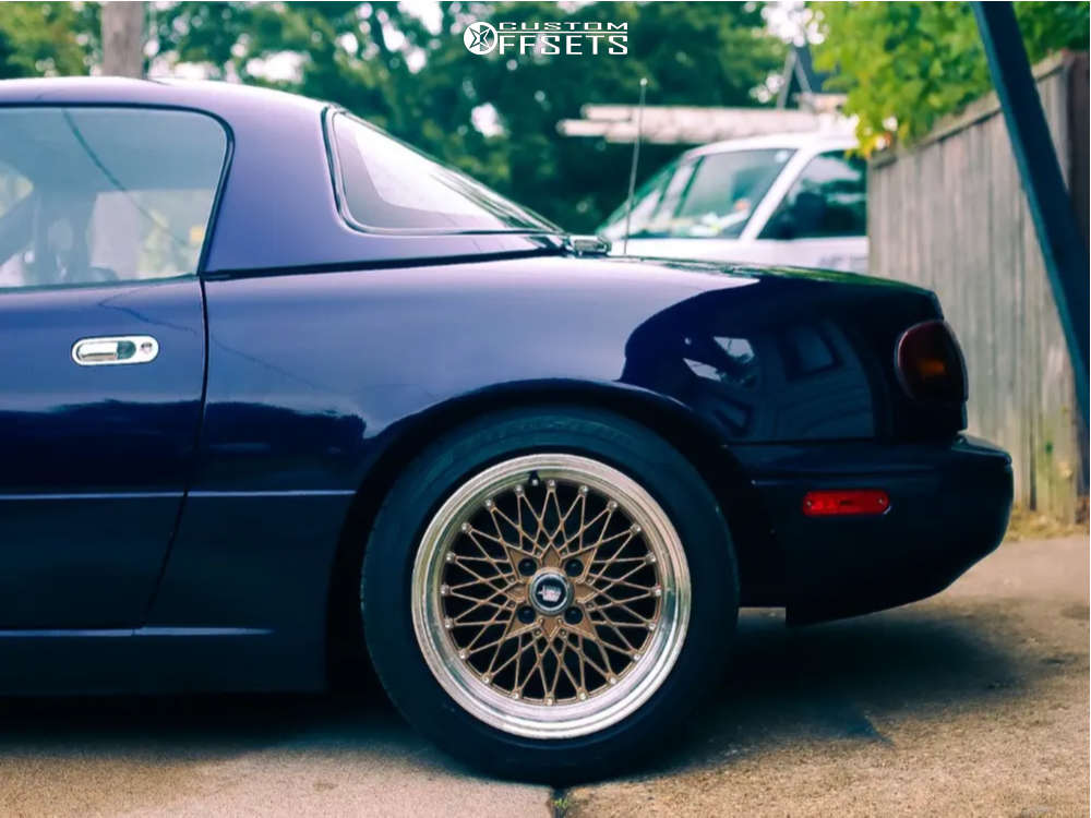 1996 Mazda Miata with 15x8 20 MST Mt16 and 195/50R15 Toyo Tires Extensa ...