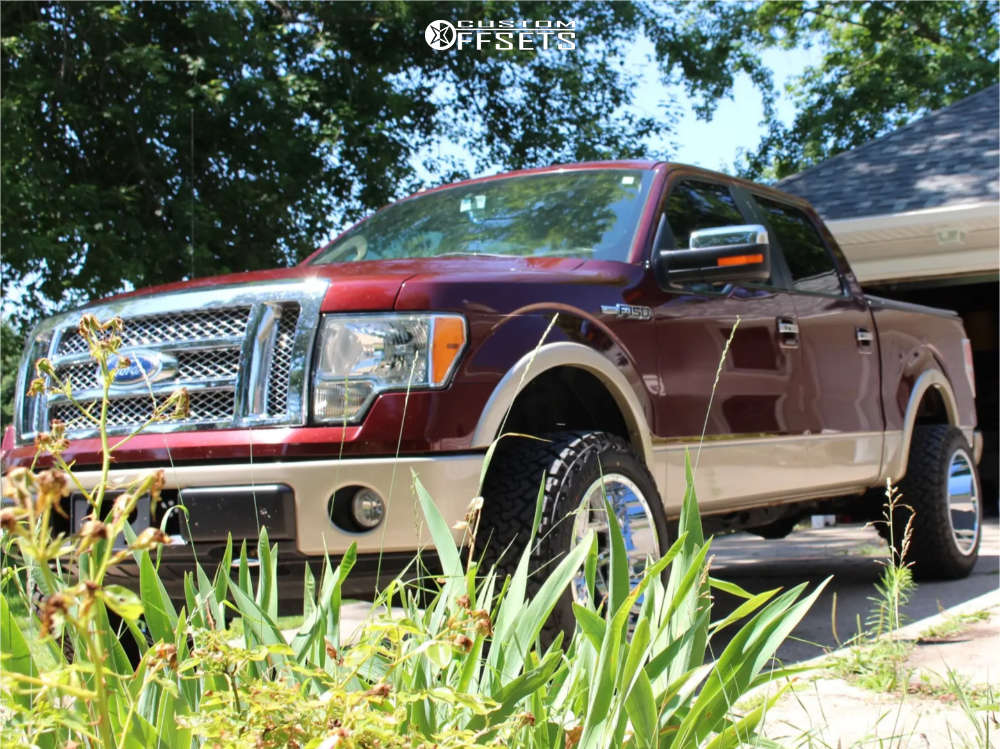 2010 Ford F-150 with 20x12 -51 Vision Sliver and 33/12.5R20 Venom Power ...
