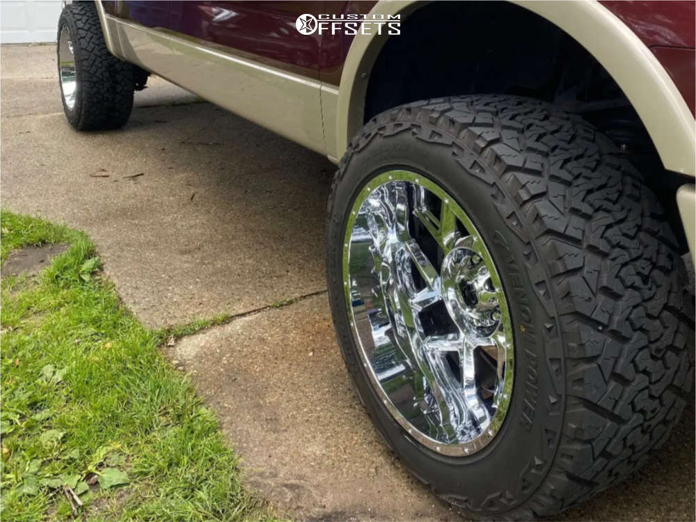 2010 Ford F-150 with 20x12 -51 Vision Sliver and 33/12.5R20 Venom Power ...