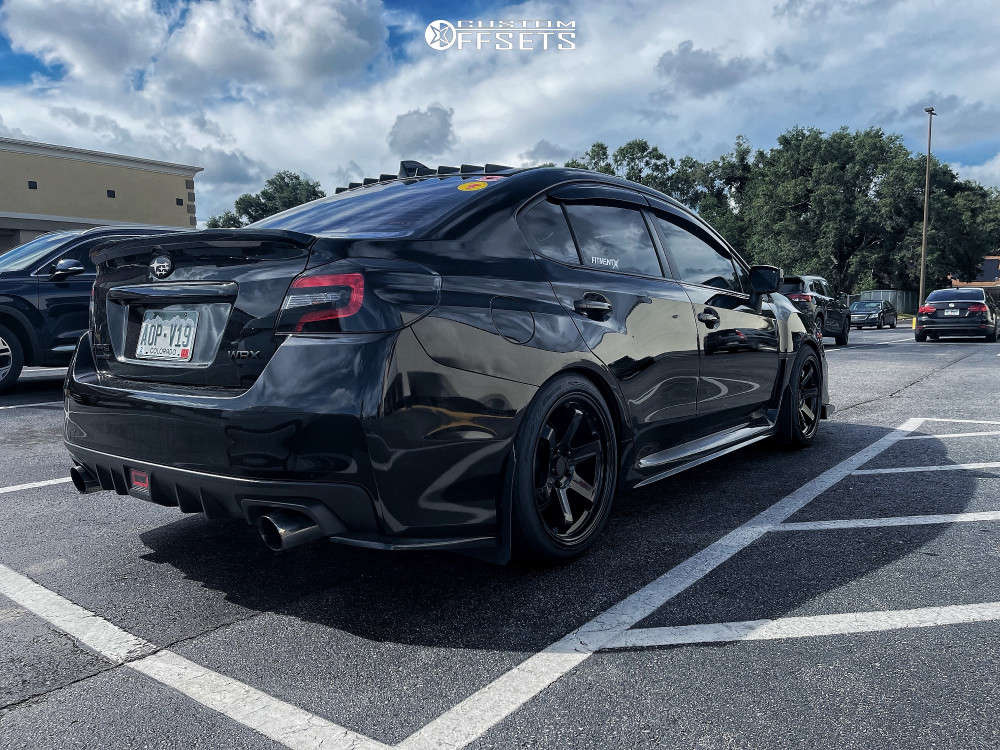 2018 Subaru WRX with 18x9.5 38 AVID1 Av6 and 245/40R18 Nitto Neo Gen ...