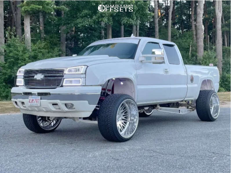 2006 Chevrolet Silverado 1500 with 24x14 -90 American Force Vantage Cc ...