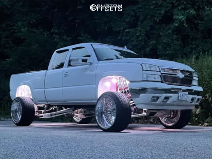 2006 Chevrolet Silverado 1500 with 24x14 -90 American Force Vantage Cc ...