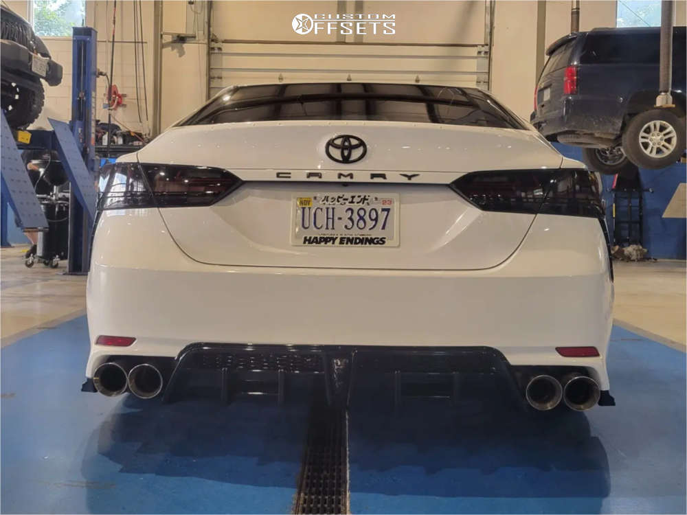 2018 Toyota Camry with 20x8.5 35 Pinnacle Zenith and 225/35R20 Vercelli Strada Ii and Lowering ...