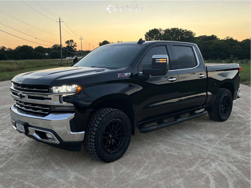 2020 Chevrolet Silverado 1500 with 20x9 1 Fuel Rebel and 295/55R20 ...