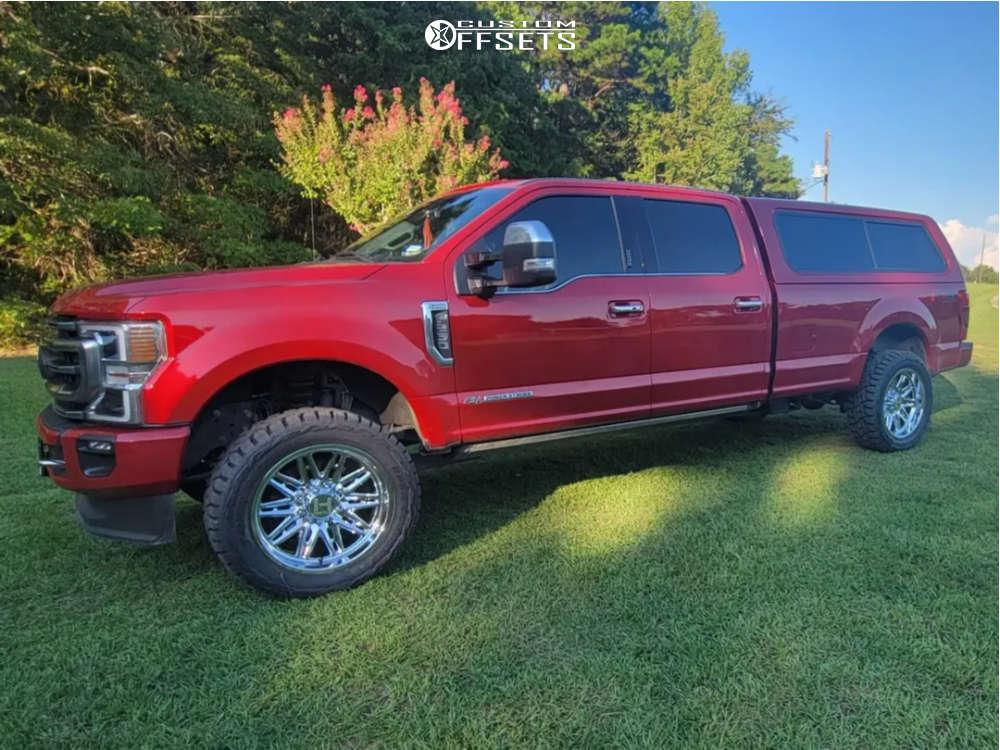 2021 Ford F-250 Super Duty with 22x10 -25 Hostile H126 and 35/12.5R22 ...