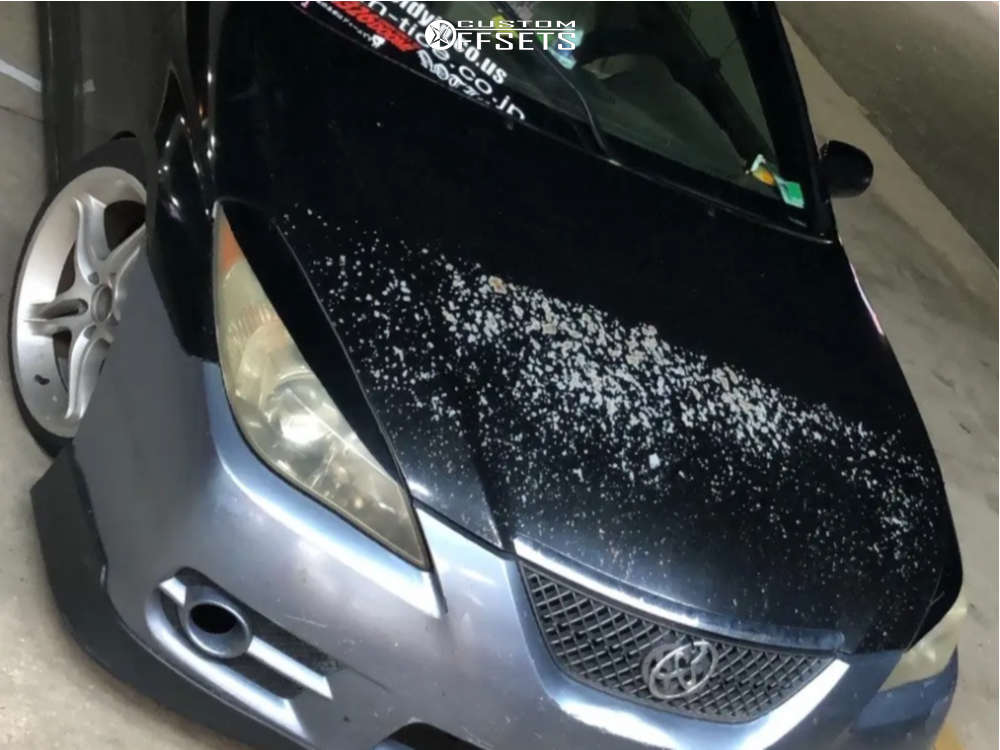 2005 Toyota Solara with 18x8.5 35 Advan AVS VS5 and 215/40R18 Delinte ...