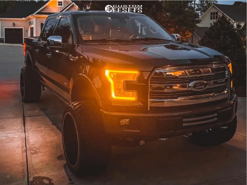 2015 Ford F-150 with 24x14 -81 ARKON OFF-ROAD Caesar and 35/13.5R24 AMP ...