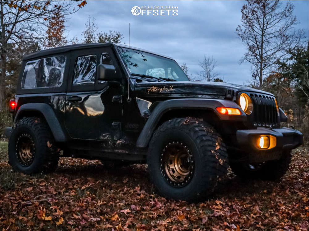 2022 Jeep Wrangler with 17x9 -38 KMC Km236 and 35/12.5R17 BFGoodrich ...