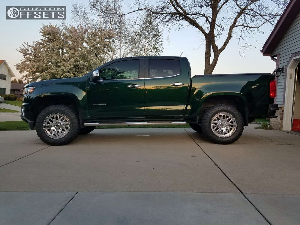 2015 Chevrolet Colorado with 18x9 0 American Racing Ar910 and 275/65R18 ...