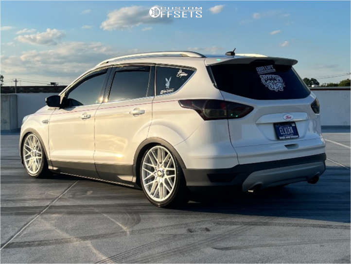 2014 Ford Escape with 19x8.5 45 Rotiform Rse and 235/40R19 Vercelli ...