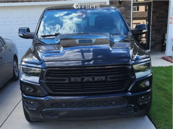 2019 Ram 1500 with 22x10 -19 TIS 554BM and 285/45R22 Goodyear Eagle ...