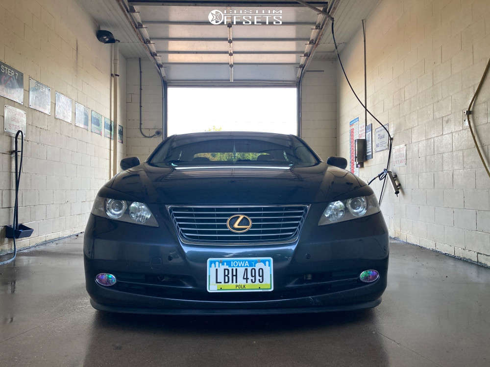 2008 Lexus ES350 with 18x9.5 35 Vors Lp1 and 245/45R18 Falken Ziex ...