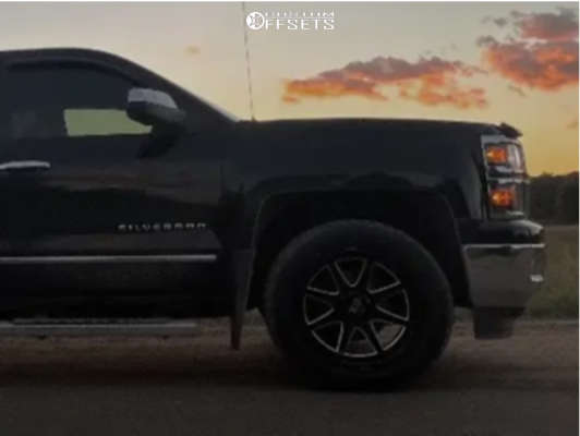 2014 Chevrolet Silverado 1500 with 20x10 -18 XD XD844 and 285/50R20 ...