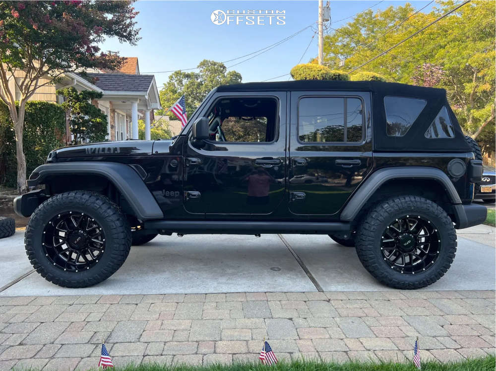 2021 Jeep Wrangler with 20x10 -19 G-FX Tm5 and 35/12.5R20 Nitto Ridge ...