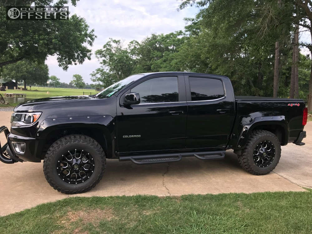 2016 Chevrolet Colorado with 18x9 18 Mayhem Warrior and 275/70R18 ...