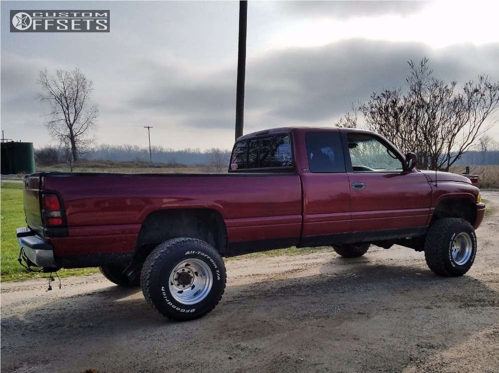 1996 Dodge Ram 2500 with 16.5x12 -76 Weld Racing Roadhawk and 33/12 ...