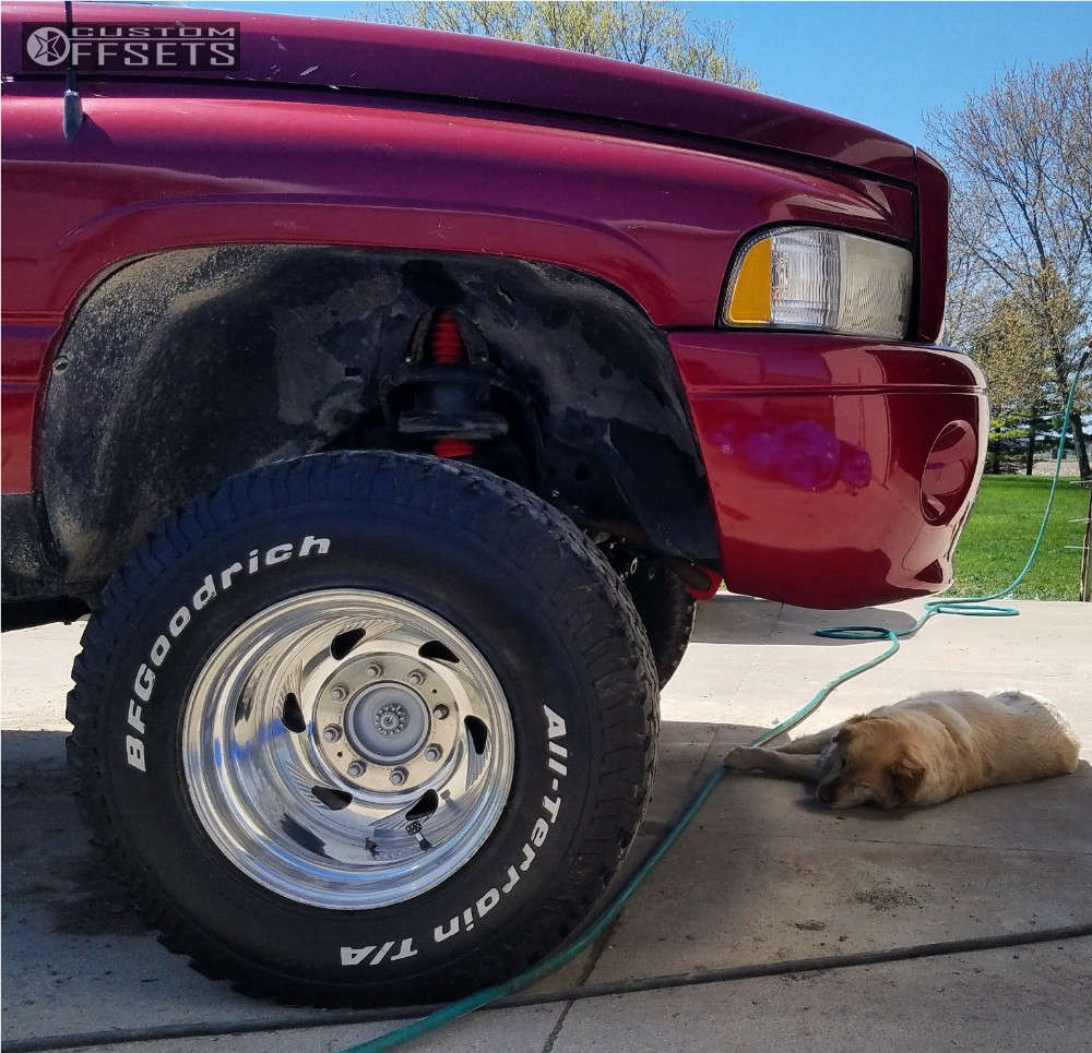 1996 Dodge Ram 2500 with 16.5x12 -76 Weld Racing Roadhawk and 33/12 ...