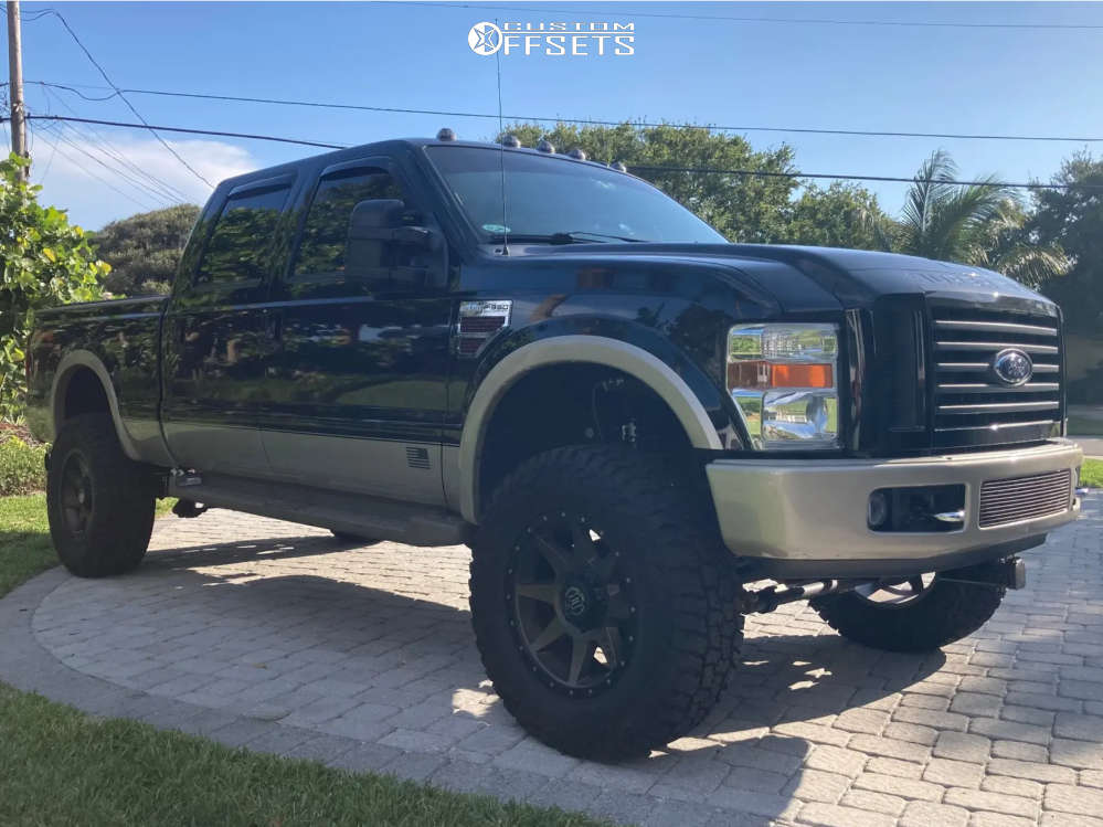 2008 Ford F-350 Super Duty with 20x9 6 Icon Alloys Rebound and 37/12 ...