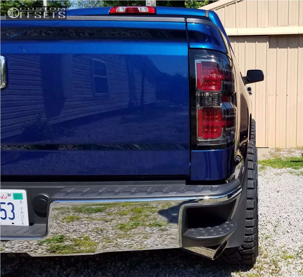 2015 Chevrolet Silverado 1500 with 20x10 -19 Dropstars 645mb and 33/12 ...