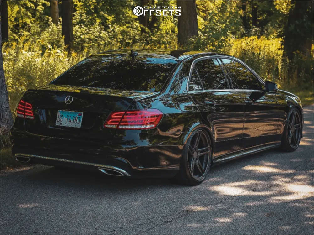 2014 Mercedes-Benz E350 with 19x8.5 42 TSW Mechanica and 235/40R19 ...