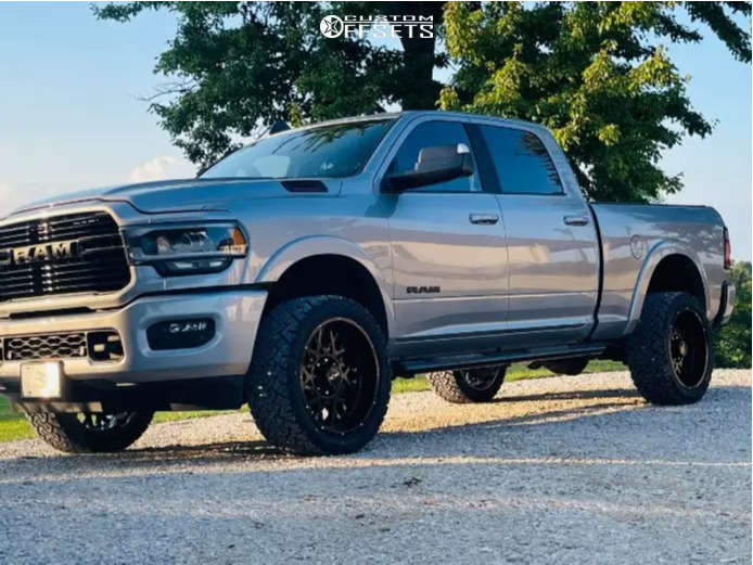 2021 Ram 2500 with 22x10 -19 Vision Rocker and 33/12.5R22 Venom Power Terra Hunter X/t and Stock ...